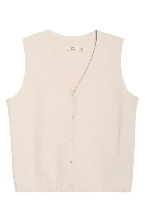 UGG Kollyns Knit Button-up Vest - Sand