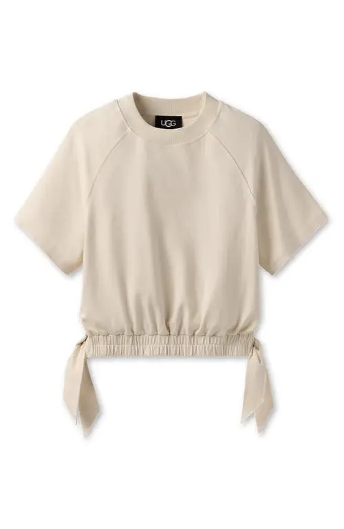 UGG Jalani Side Tie Raglan Sleeve Top - Cream