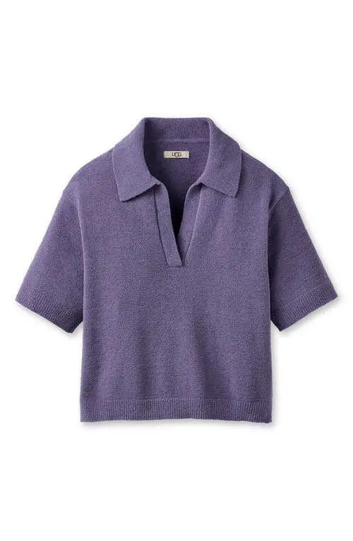 UGG Keslyn Johnny Collar Knit Polo - Dusted Iris