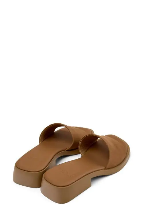 Camper Leather Slide Sandal