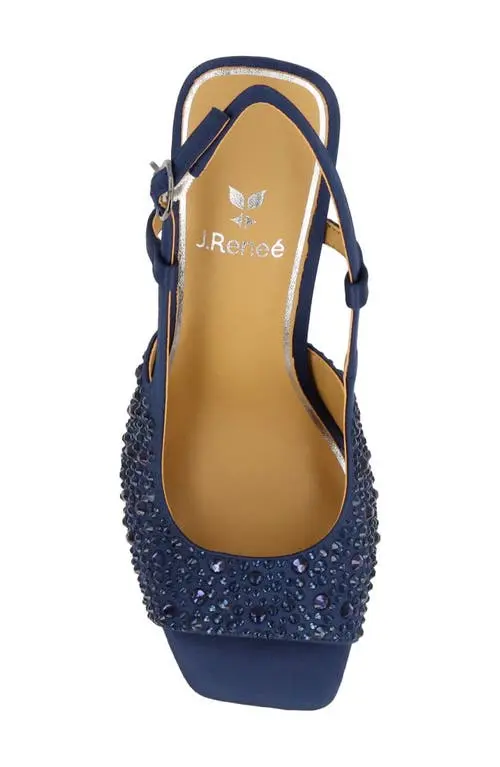 J. Reneé Loredana Slingback Sandal - Navy