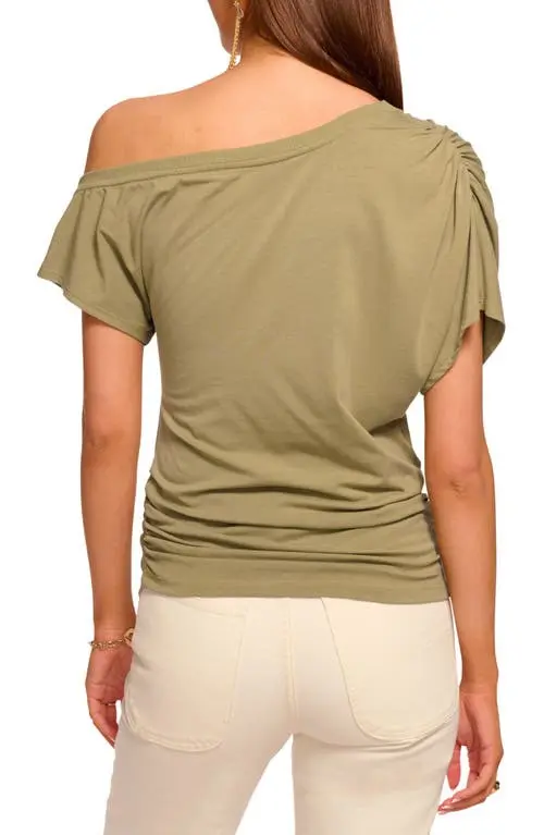 Ramy Brook Stella One-shoulder Top - Safari