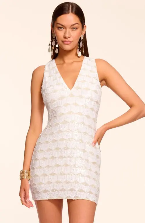 Ramy Brook Ari Geometric Sequin Minidress
