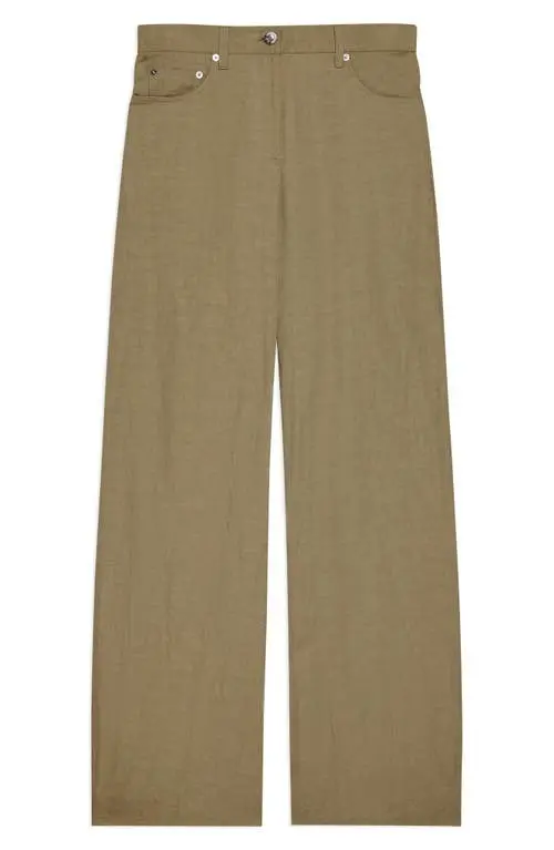 Helmut Lang Cotton Blend Bootcut Trousers