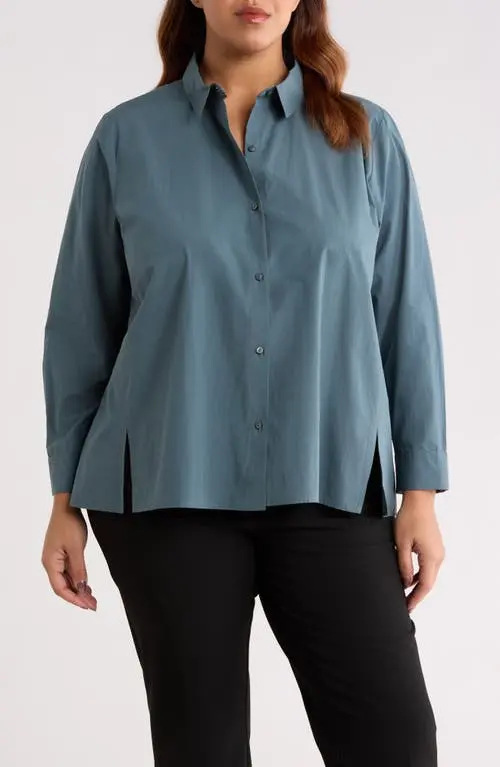 Eileen Fisher Swing Button-up Shirt