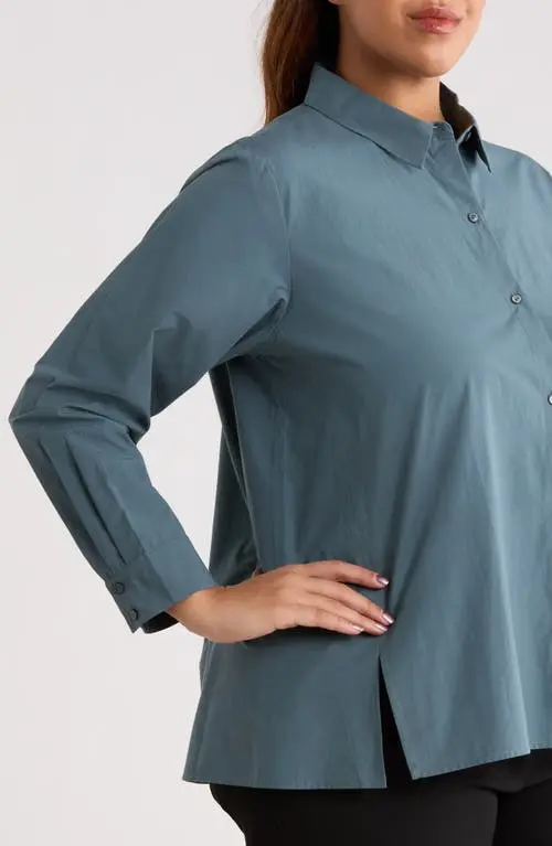 Eileen Fisher Swing Button-up Shirt