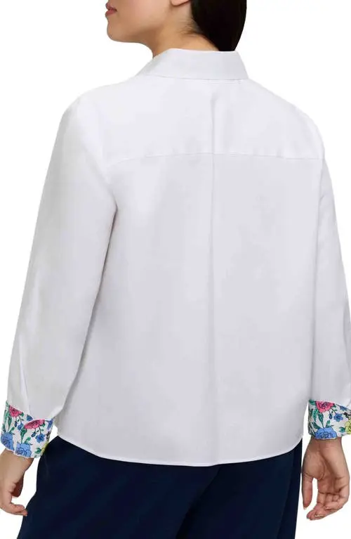 Foxcroft Cotton-blend Button-up Shirt