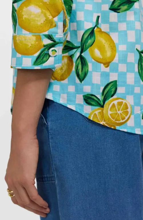 Foxcroft Hampton Print Button-up Shirt