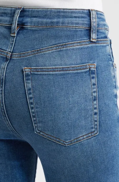 FRAME The Reboot High Waist Crop Bootcut Jeans - Crest