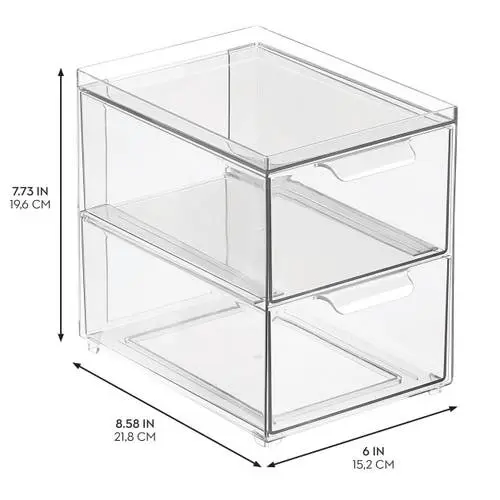 MDESIGN 2-drawer Stackable Organizer