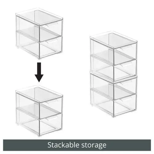 MDESIGN 2-drawer Stackable Organizer