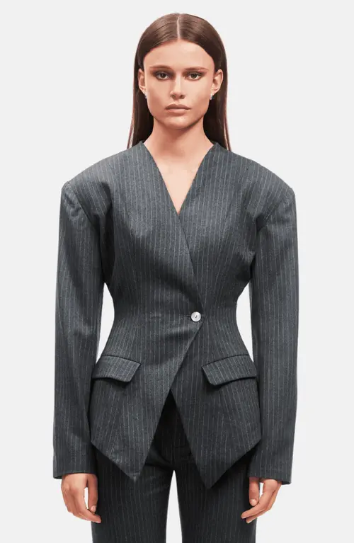 OW Lani Pinstripe Blazer