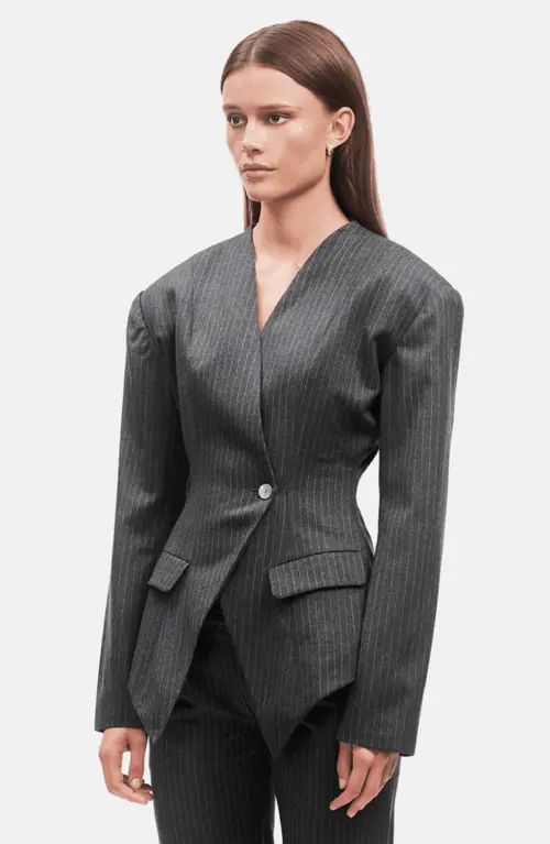 OW Lani Pinstripe Blazer