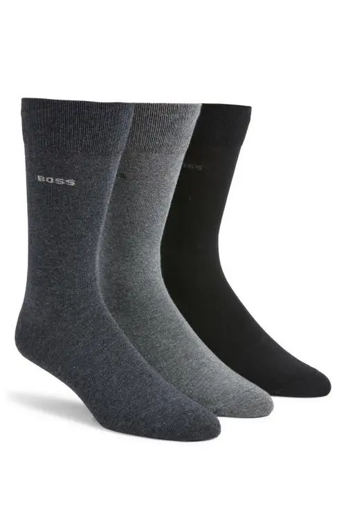 BOSS Assorted 3-pack Cotton-blend Dress Socks - Open Misc
