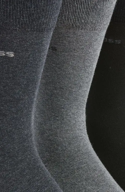 BOSS Assorted 3-pack Cotton-blend Dress Socks - Open Misc