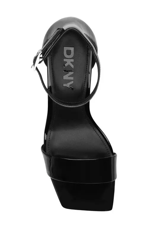 Dkny Ankle Strap Sandals - Black