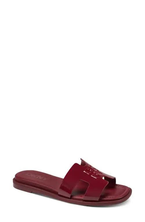 Dkny Columba Slide Sandal - Ruby Red