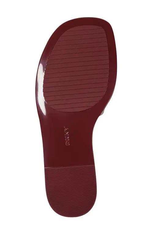 Dkny Columba Slide Sandal - Ruby Red