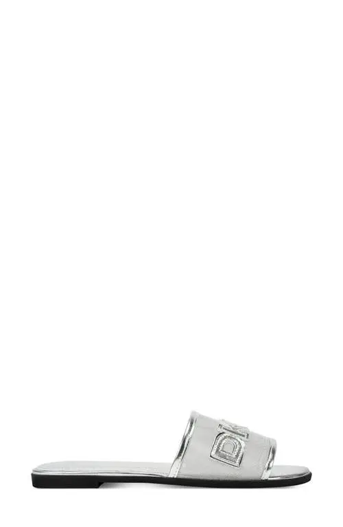 Dkny Wren Slide Sandal - Silver