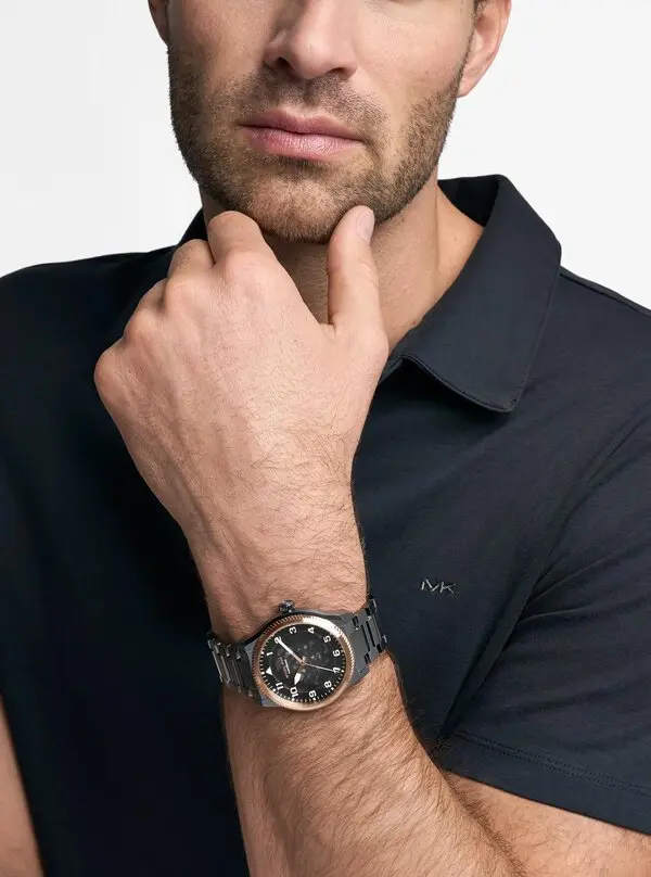 Michael Kors Panorama Two-tone Stainless Steel Watch