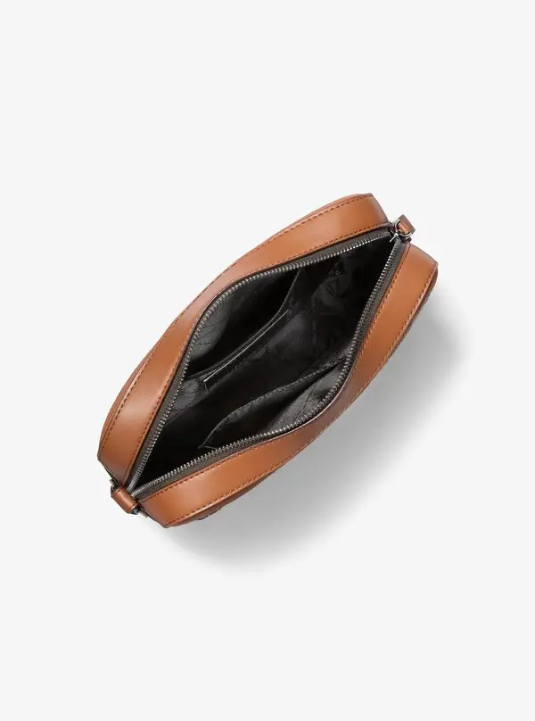 Michael Kors Jet Set Embossed Leather Crossbody Bag