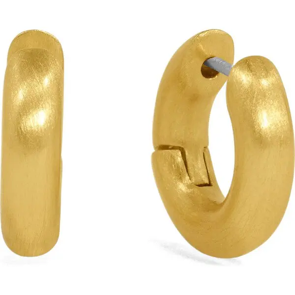 DEAN DAVIDSON Dune Crescent Huggie Hoop Earrings - Gold