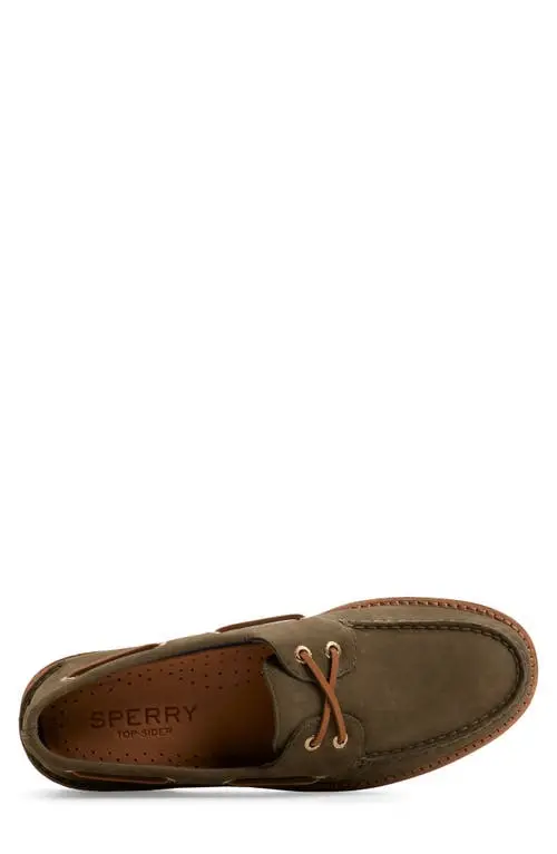 Sperry Authentic Original 2-eye Coat Shoe - Olive
