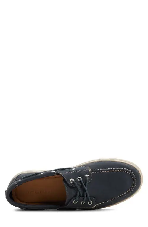 Sperry Como 3-eye Boat Shoe - Navy