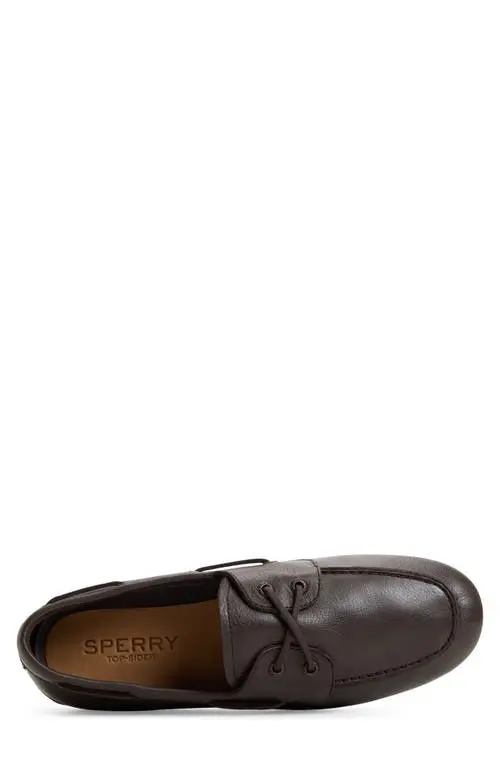 Sperry Slim 2-eye Boat Shoe - Dark Brown