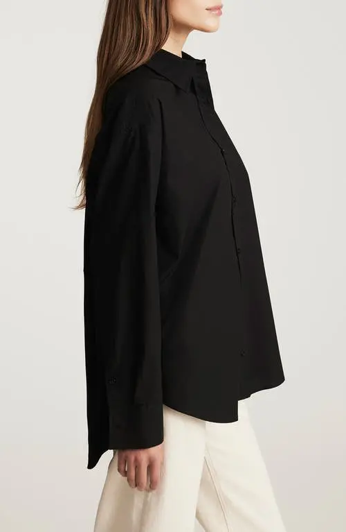 MAVI Oversized Cotton Button-up Shirt