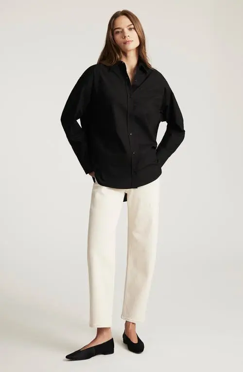 MAVI Oversized Cotton Button-up Shirt