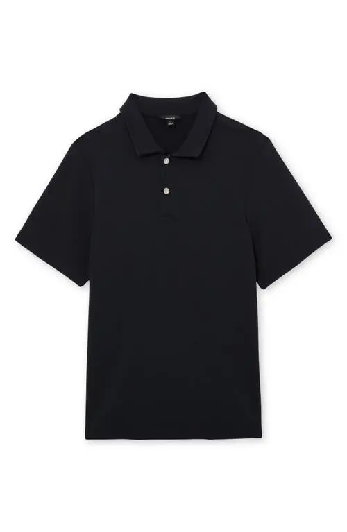REISS Kennedy Textured Polo - Navy