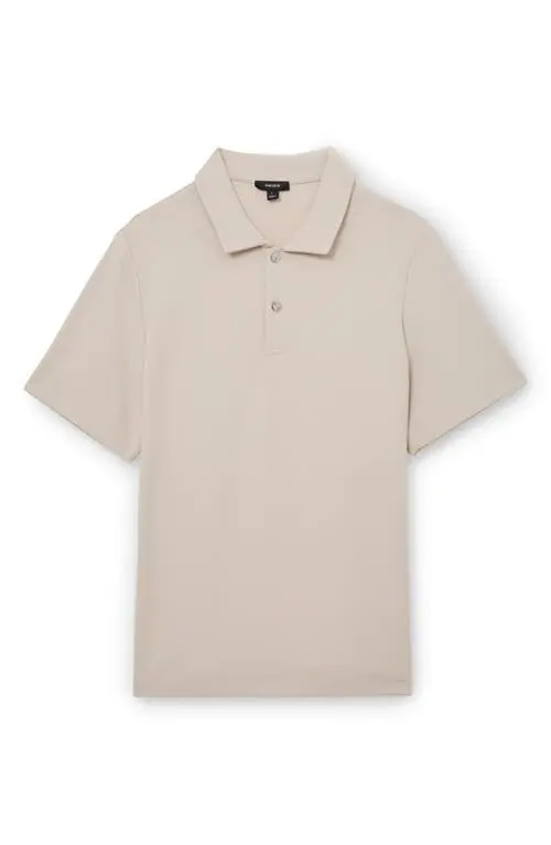 REISS Kennedy Textured Polo - Stone