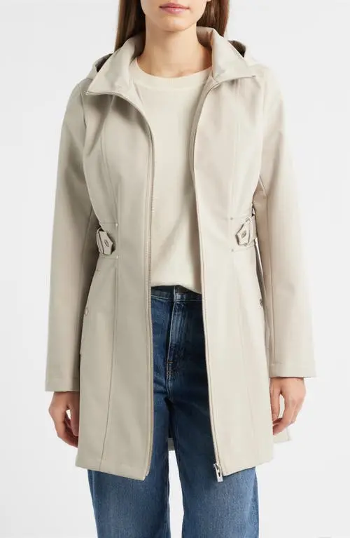 Via Spiga Water Repellent Soft Shell Coat
