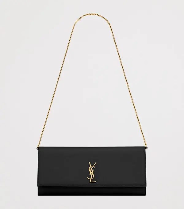 Saint Laurent Kate Chain Wallet - Black