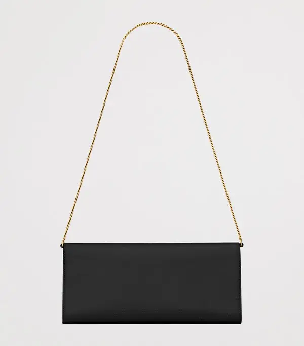 Saint Laurent Kate Chain Wallet - Black