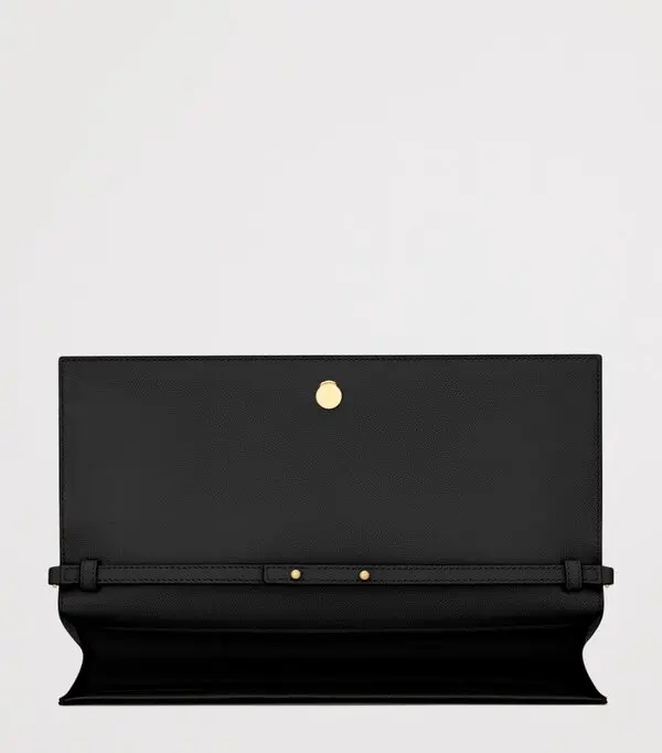 Saint Laurent Kate Chain Wallet - Black