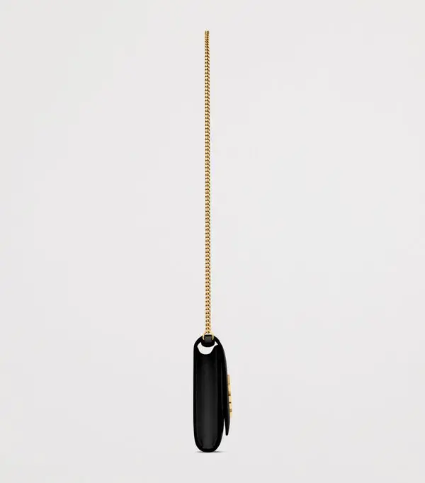 Saint Laurent Kate Chain Wallet - Black