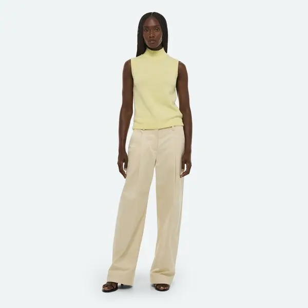 Helmut Lang Sleeveless Turtleneck Top - Butte