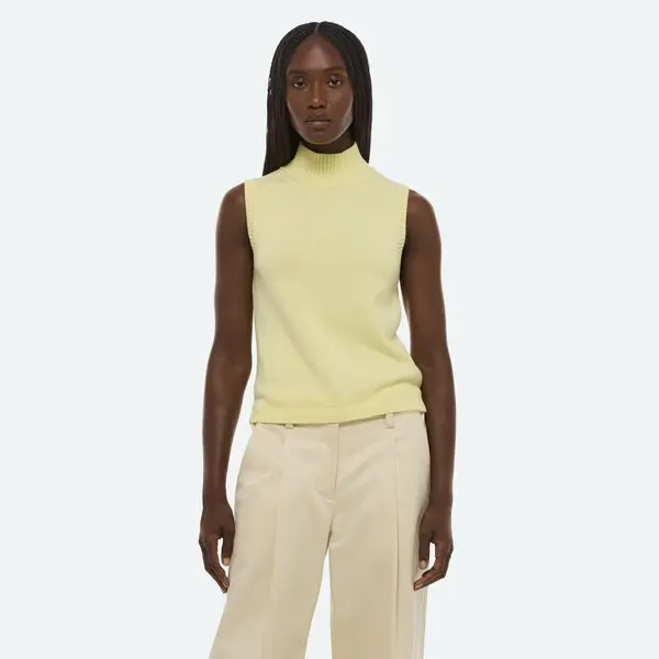 Helmut Lang Sleeveless Turtleneck Top - Butte