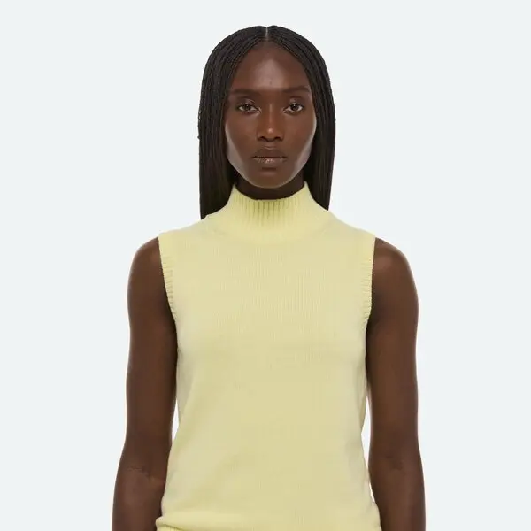 Helmut Lang Sleeveless Turtleneck Top - Butte