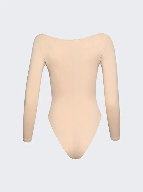 Vetements Decolette Bodysuit - Tan