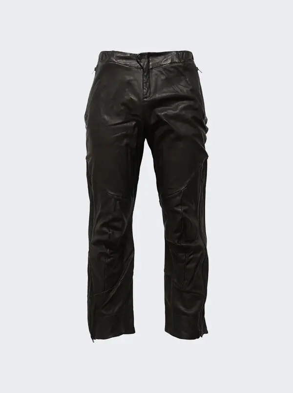 NO BISHOP NO KING Arc Leather Pant