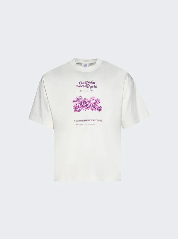 Vetements Fuck You Very Much Tee Vanilla