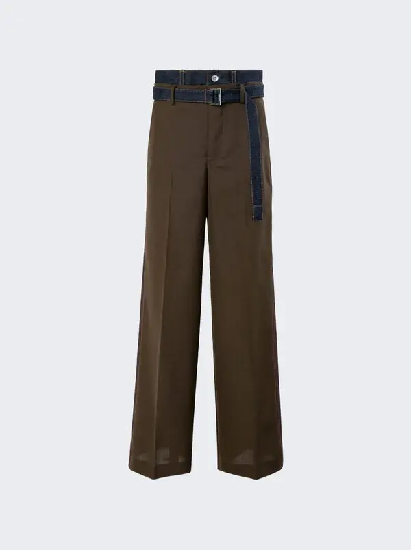 Sacai Suiting X Denim Pants