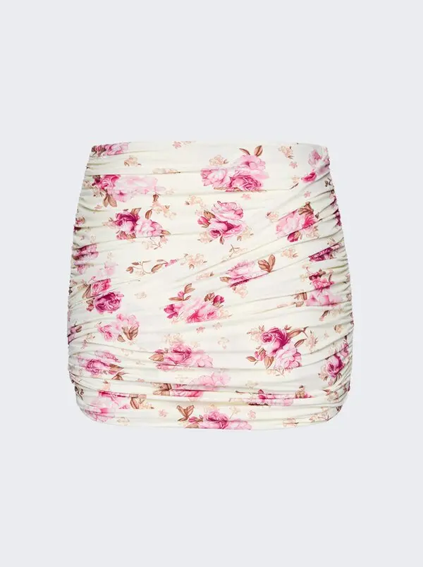Magda Butrym Draped Mini Swim Skirt