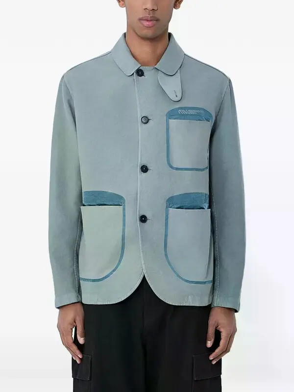 MOOS STUDIO Contrast-pocket Jacket