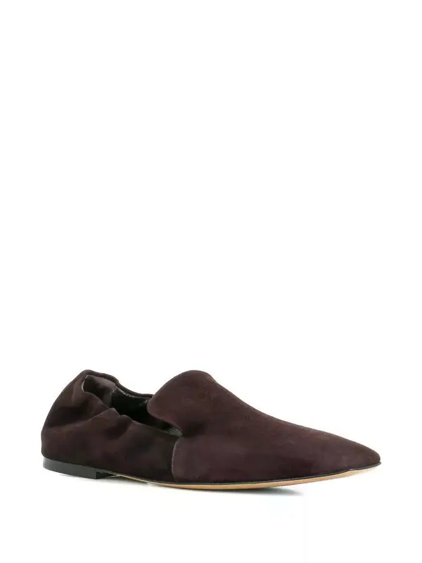 TASSINARI Cloe Suede Loafers - Brown
