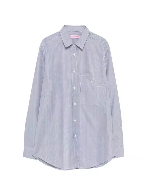 CUANTICO Piera Pocket Striped Shirt
