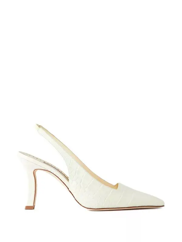 Manolo Blahnik Moirasli Pointed Pumps